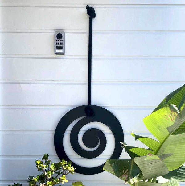 Koru Design large outdoor wall art ideas NZ. Striking garden art