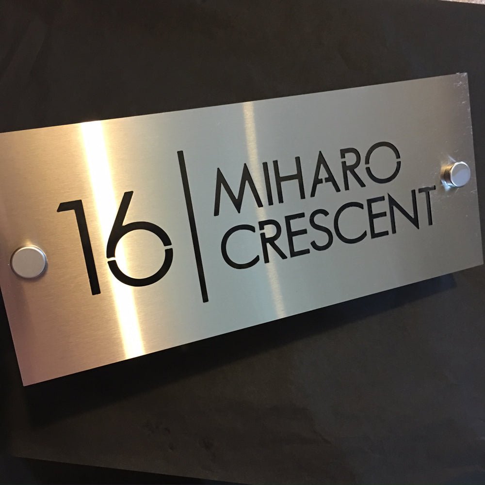 stand-off sign mounts | durable & stylish NZ by LisaSarah